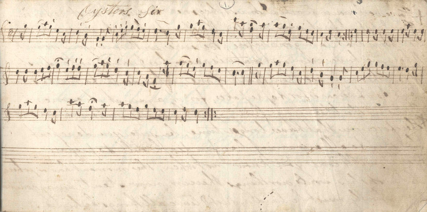 Bonhams : MUSIC - MANUSCRIPTS. Collection of manuscript musical scores ...