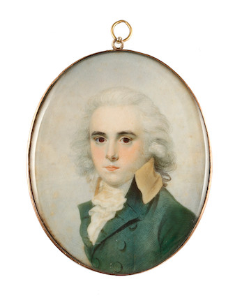 Bonhams : John Donaldson (British, 1737-1801) A Gentleman, wearing ...