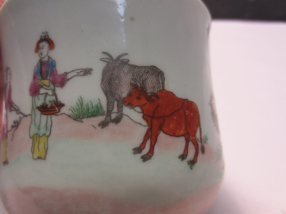Bonhams : A Worcester 'Red Bull' pattern finger bowl Circa 1760
