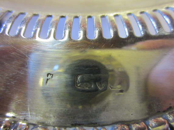 Bonhams : A silver pedestal dish by barker Bros., Chester date letter worn