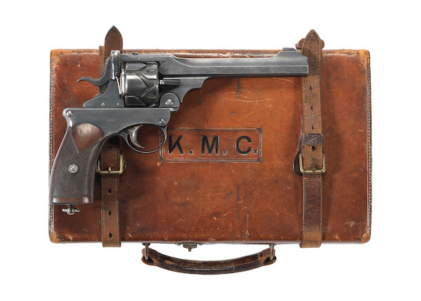 Bonhams : A fine Wilkinson retailed .455 Webley Fosbery patent Model ...