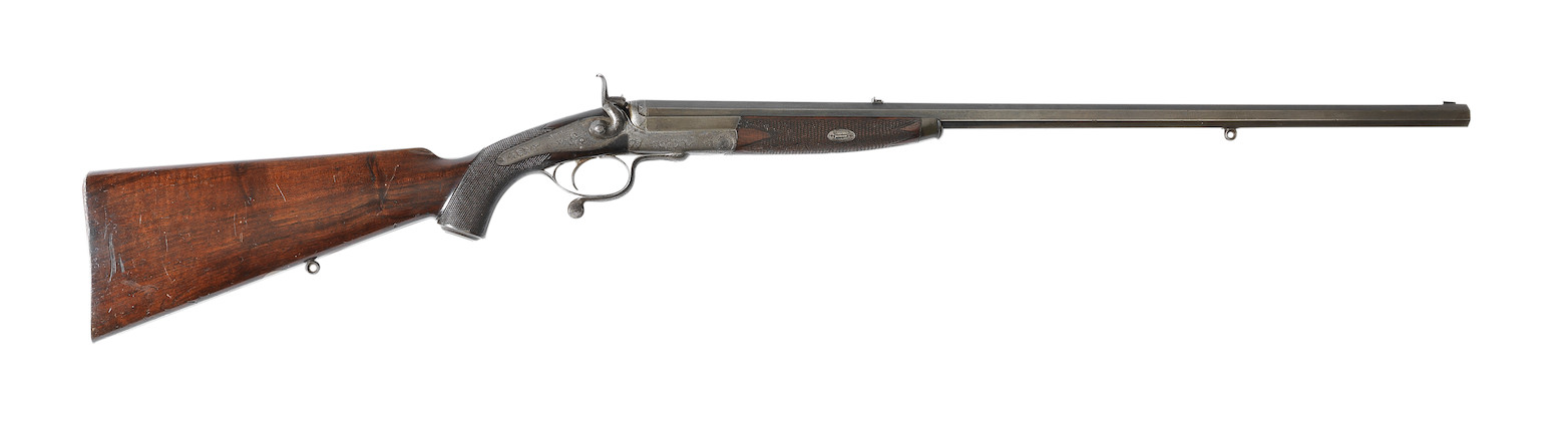 Bonhams : A fine .360 (No. 5) hammer rook-rifle by J. Rigby, no. 14549