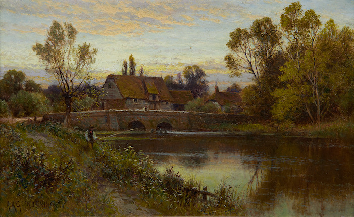 Bonhams : Alfred Augustus Glendening (British, 1840-1921) A view of ...