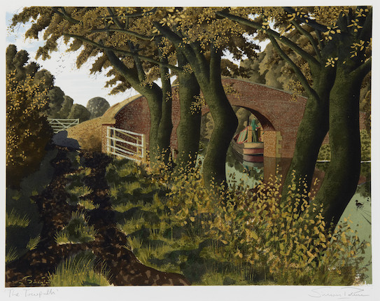 Bonhams : Simon Palmer (British, born 1956) 'The Towpath'