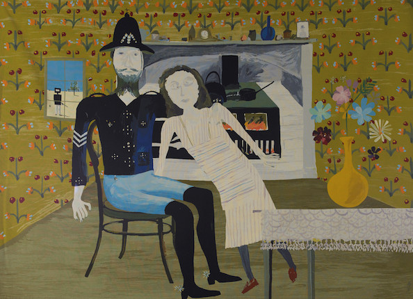 Bonhams : Sidney Nolan (1917-1992) Constable Fitzpatrick and Kate Kelly ...