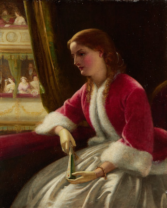 Bonhams : Thomas Brooks (British, 1818-1891) At the opera