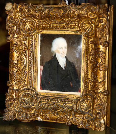 Bonhams : George Freeman (British, 1787-1868) A Gentleman, seated and ...