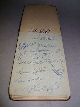 Bonhams : Autograph book - Football signatures 1946-47 season onwards