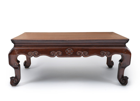 Bonhams : A hardwood kang table, kang zhuo 18th/19th century