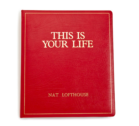 Bonhams : Nat Lofthouse 'This is your life' book