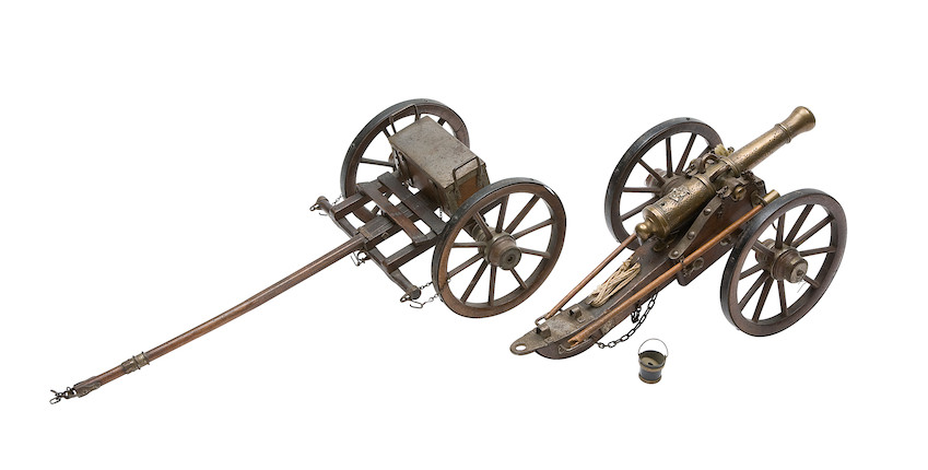Bonhams : A Well-Made Continental Model Field Cannon And Limber