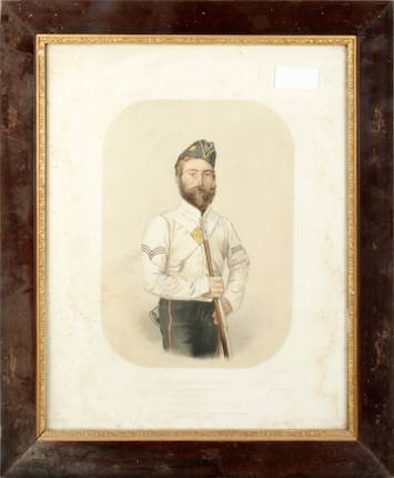 Bonhams : A set of four 19th Century lithographs Depicting Coldstream ...