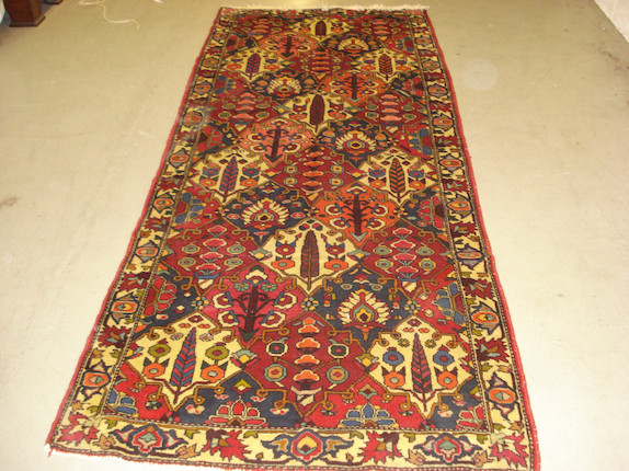 Bonhams : A Bakhtiar runner, West Persia, 280cm x 110cm