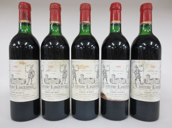 Bonhams : Chateau Lagrange 1982 (12)