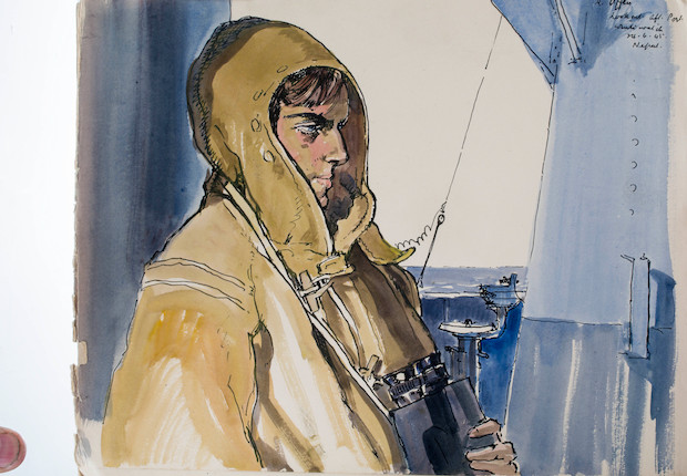 Bonhams : John Charles Goodchild (1898-1980), circa 1945 Wartime Sketchbook