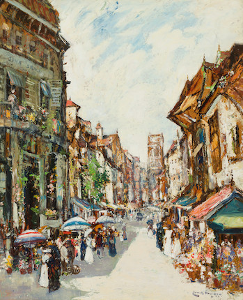 Bonhams : James Kay RSA RSW (British, 1858-1942) Exeter 60 x 50 cm. (23 ...