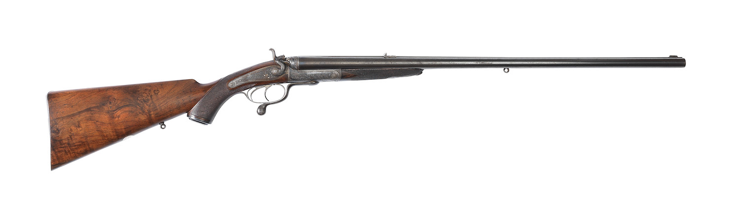 Bonhams : A fine .500 (Black Powder Express) double-barrelled hammer ...