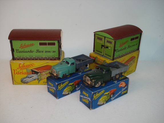 Bonhams : Schuco (US Zone) 3010 Varianto-Box (Garage) and 3042 Varianto ...
