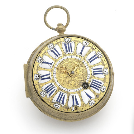 Bonhams : Paris. An early 18th century gilt metal Oignon pocket watch ...