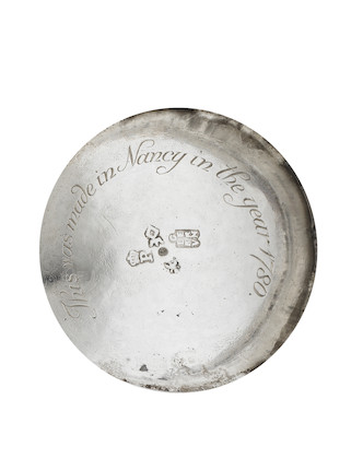 Bonhams : An 18th century Maltese silver pot and cover markers mark ...