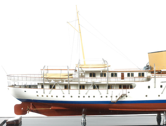 Bonhams : A fine shipbuilders model of K/S Norge, ex. SY Philante 1937 ...