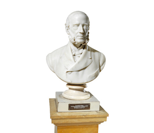 Bonhams : Richard Belt, Britis, (1851-1917) A sculpted white marble ...