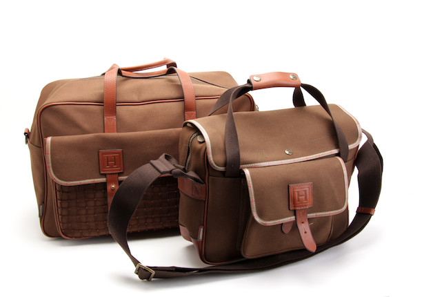 Bonhams : A graduated pair of Hackett sporting bags