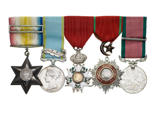 Bonhams : Five to Major General R.N.Tinley, 39th Foot and Cape Mounted ...