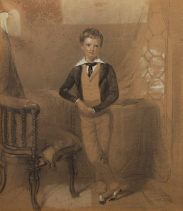 Bonhams : John Oliphant, 19th century Full length portrait of a young boy
