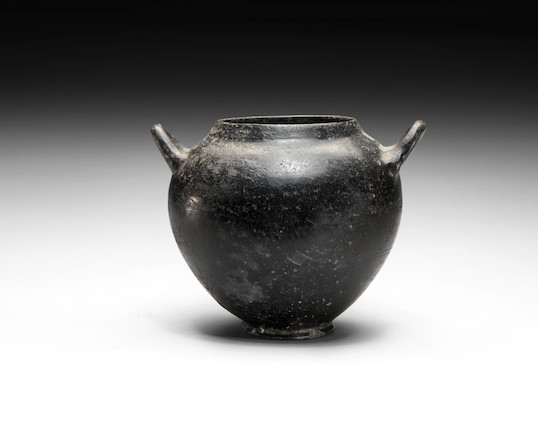 Bonhams : An Etruscan bucchero ware vessel