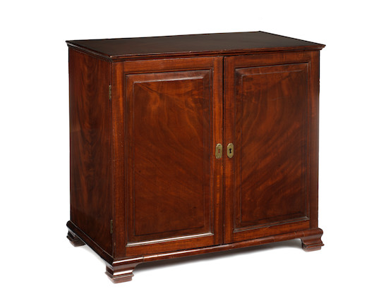 Bonhams A Small George Iii Mahogany Collectors Cabinet