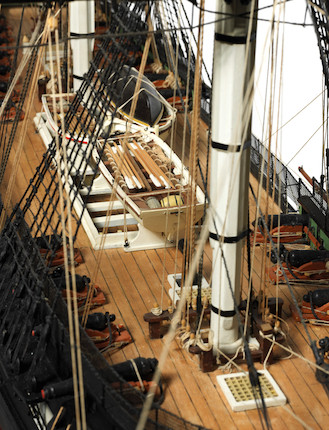 Bonhams : A large well made modern model of the American frigate, USS ...
