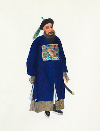 Bonhams : A selection of Chinese Export paintings 19th century