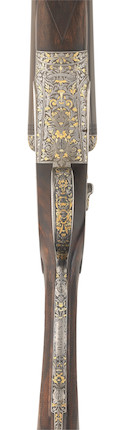 Bonhams : A fine Corombelle-engraved and gold-encrusted 12-bore self ...