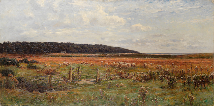 Bonhams : Alexander Lawson (British, active 1890-1903) 'A pasture by ...