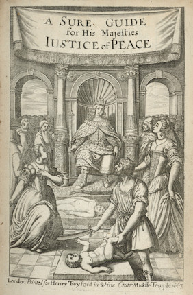 Bonhams : JUSTICE OF THE PEACE - SHEPPARD (WILLIAM) A Sure Guide For ...