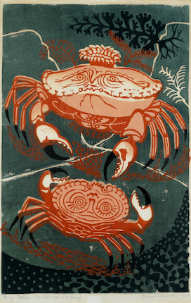 Bonhams : Edward Bawden R.A. (British, 1903-1989) 'Aesop's fable - An ...