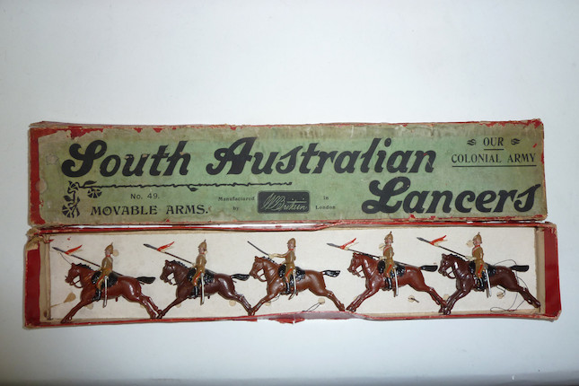 Bonhams : Britains set 49, South Australian Lancers 5