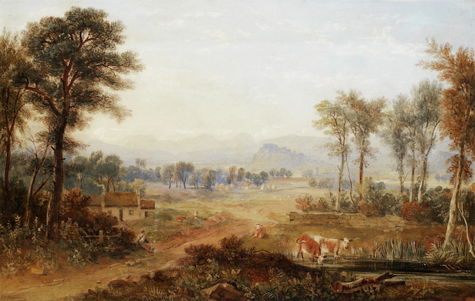 Bonhams : James Duffield Harding, OWS (British, 1798-1863) A capriccio ...
