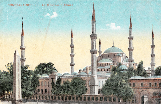 Bonhams : A collection of Ottoman postcards including five of Mecca and ...