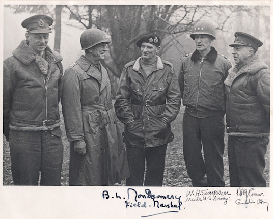 Bonhams : MONTGOMERY (BERNARD LAW) Photograph signed (B.L. Montgomery ...