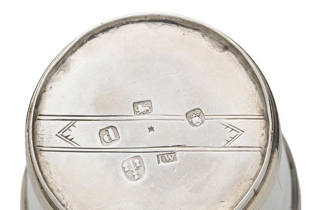 Bonhams : An unusual George III silver double beaker by Joseph Walley ...