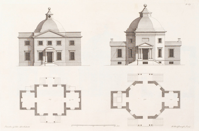 Bonhams : GIBBS (JAMES) A Book of Architecture, Containing Designs of ...
