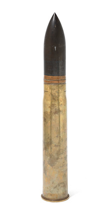 Bonhams : An inert 6 Pdr. artillery shell presented to the Liverpool ...