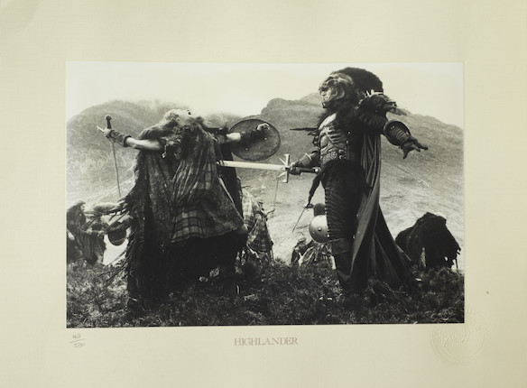 Bonhams : Highlander The Kurgan's prop sword, Cannon Film, 1986,