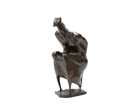 Bonhams : Michael Ayrton (British, 1921-1975) Seated Tripod Figure 34cm ...
