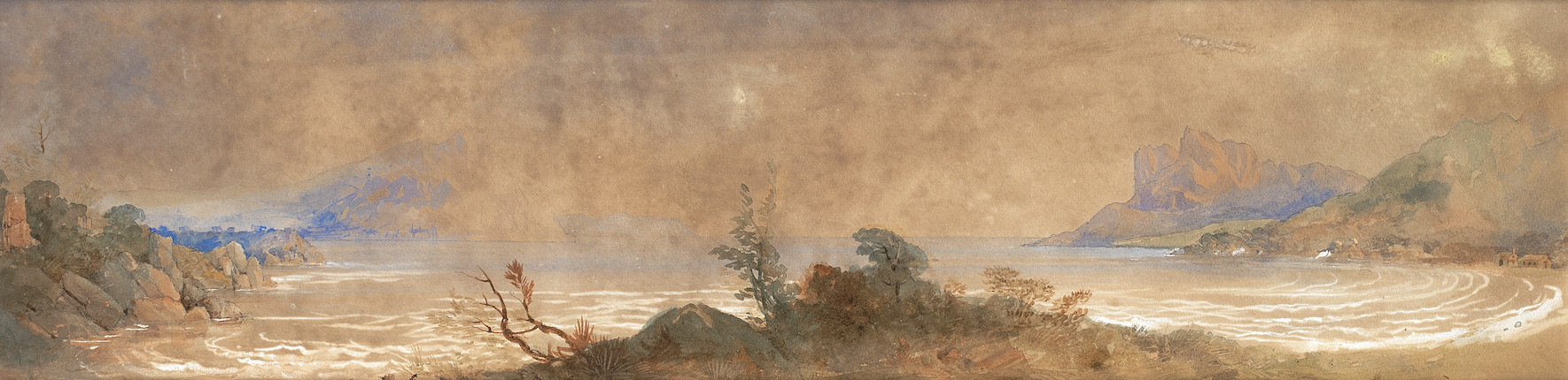 Bonhams : Thomas William Bowler (British, 1812-1869) Hout Bay