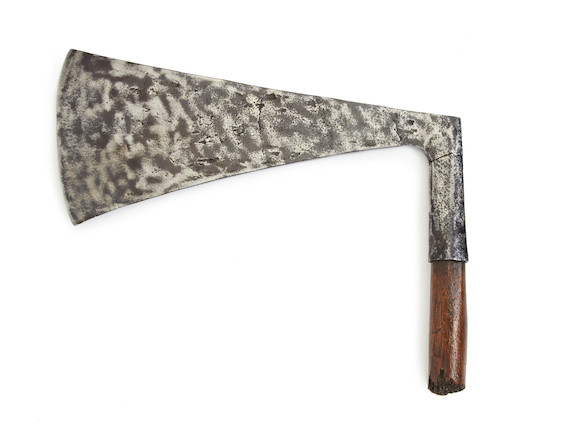 Bonhams : A fine 16th century wrought iron axe The blade with four ...
