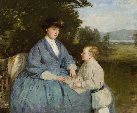 Bonhams : William McTaggart RSA RSW (British, 1835-1910) Mrs Campbell ...