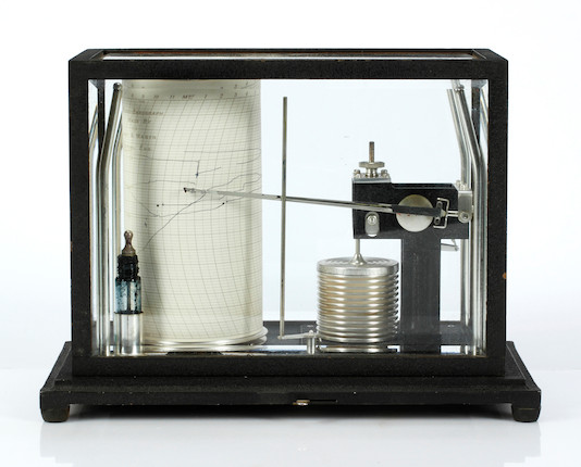 Bonhams : An early 20th century iron cased micro-barograph Short ...